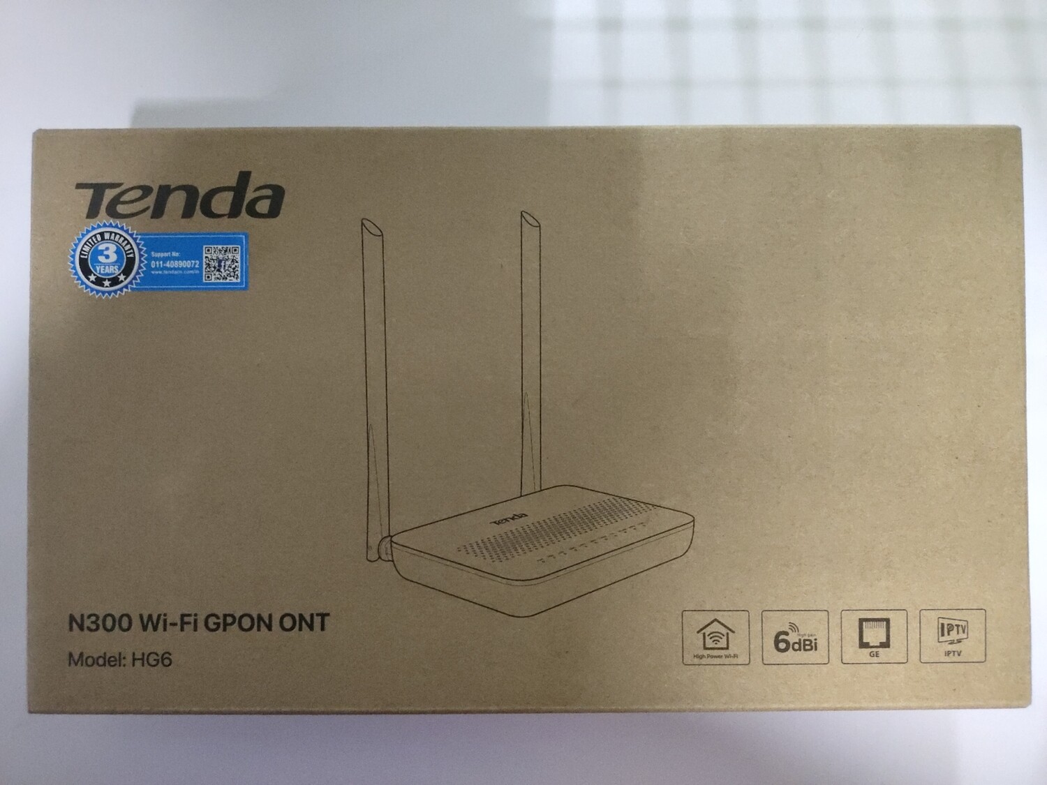 Tenda HG6 N300 Wi-Fi Gpon ONT Fiber Router – Rs.1940 – LT Online Store