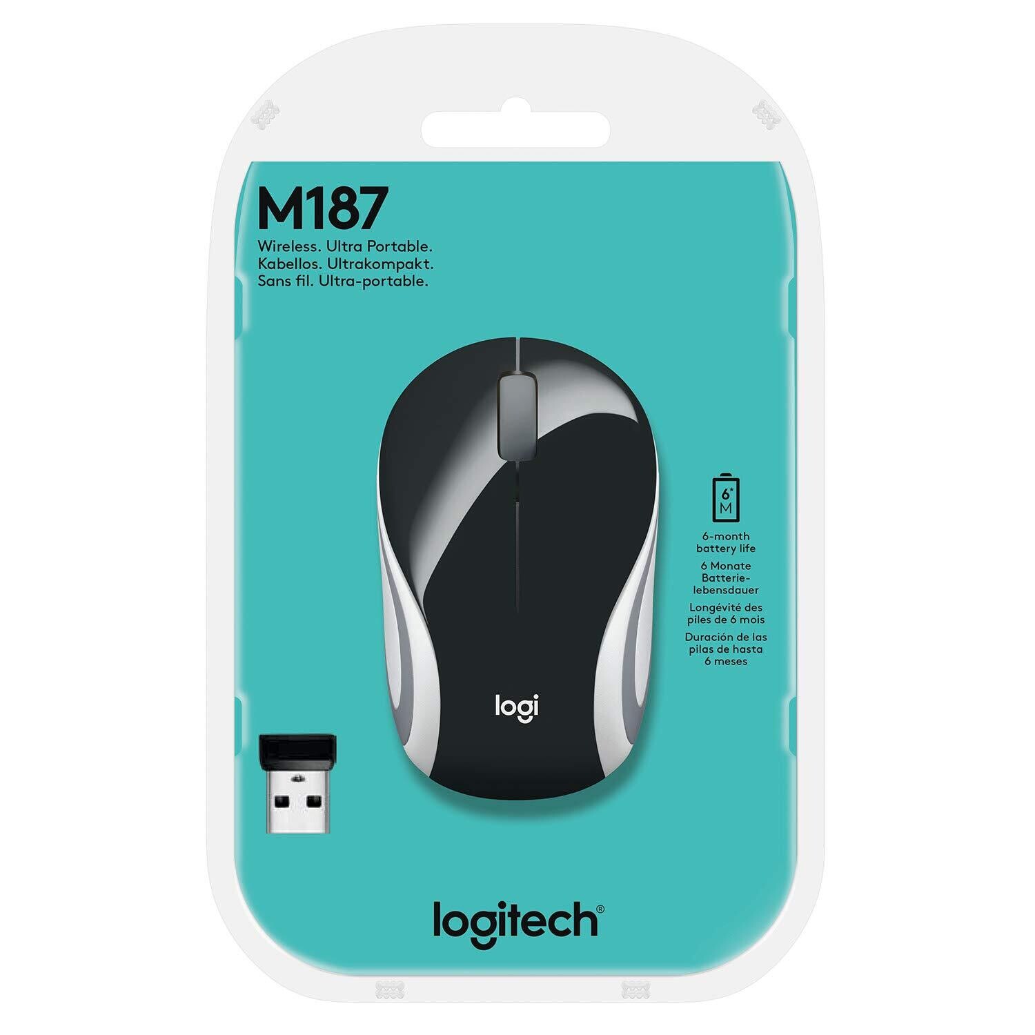 Logitech M187 Mini Wireless Mouse, Black – Rs.950 – LT Online Store