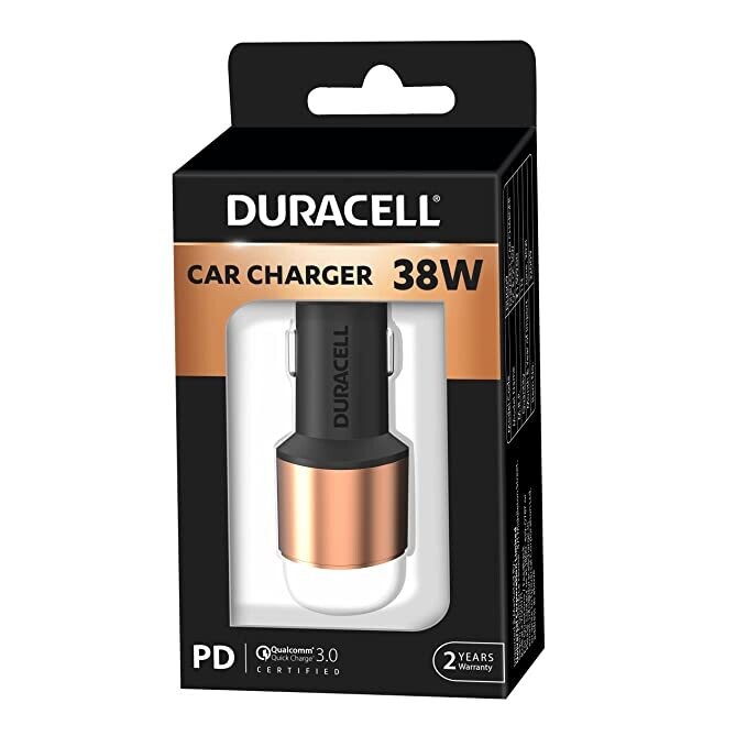 Duracell 38W Fast Car Charger Adapter – Rs.785 – LT Online Store