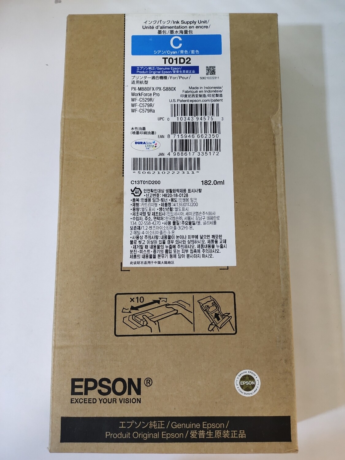 Epson T01D2 Cyan Ink Cartridge – Rs.2700 – LT Online Store Mumbai ...