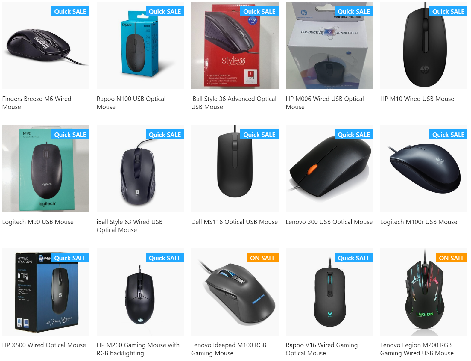 Wired Mouse – LT Online Store