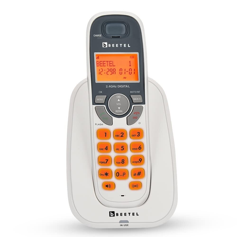Beetel X70 Cordless Landline Phone White – Rs.2460 – LT Online Store