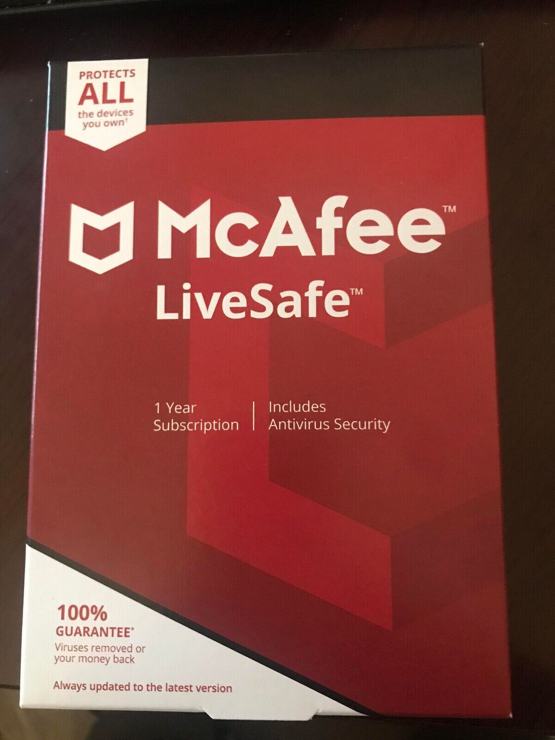 1 Devices, 1 Year, McAfee LiveSafe – Rs.1910 – LT Online Store
