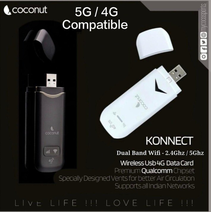 Konnect 4G Dongle – Dual Band All SIM Support – Rs.1950 – LT Online Store