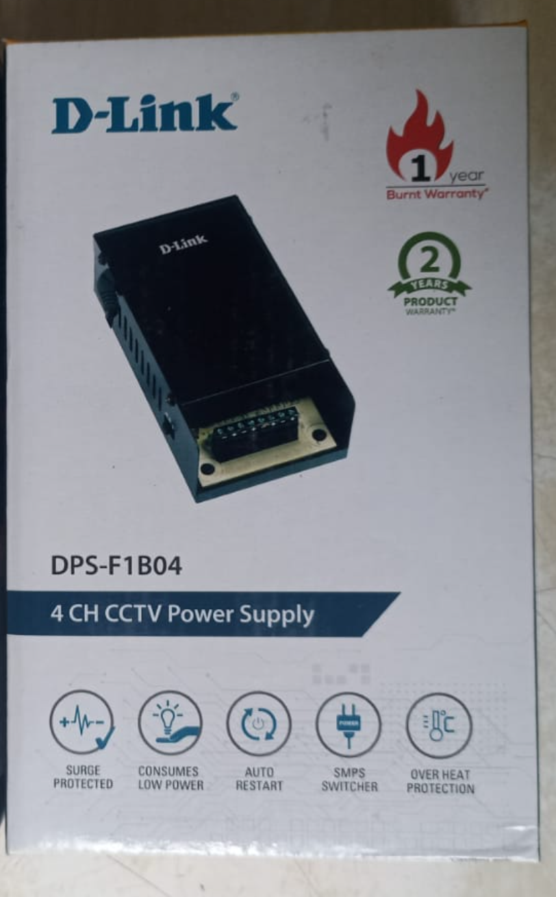 D-Link 4CH CCTV Power Supply (DPS-F1B04) – Rs.710 – LT Online Store