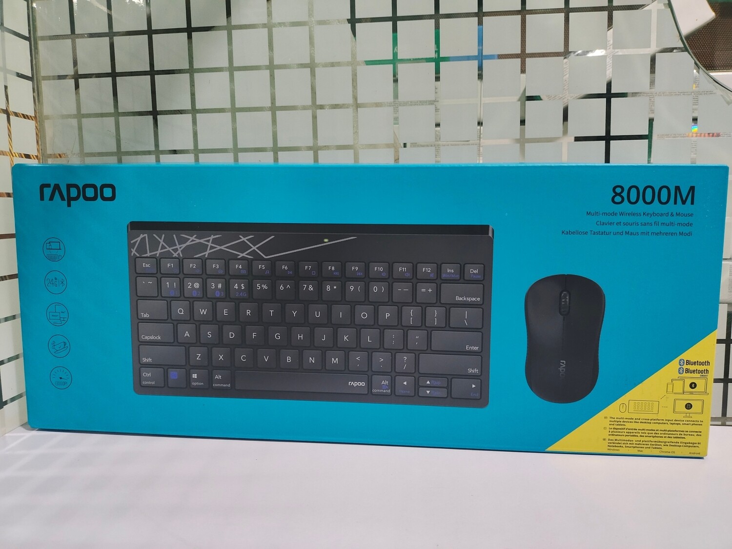 Rapoo 8000m Multi Mode Keyboard And Mouse Rs 1450 Lt Online Store