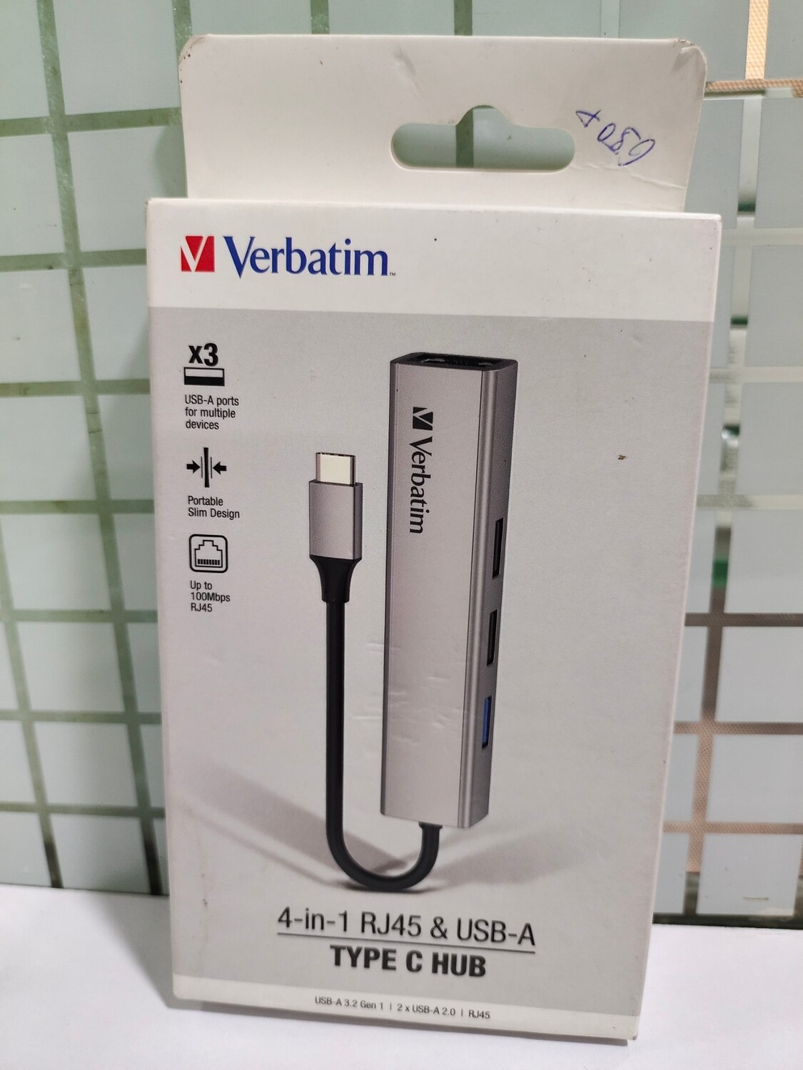 Verbatim 4-in-1 RJ45 & USB-A Type C Hub – LT Online Store