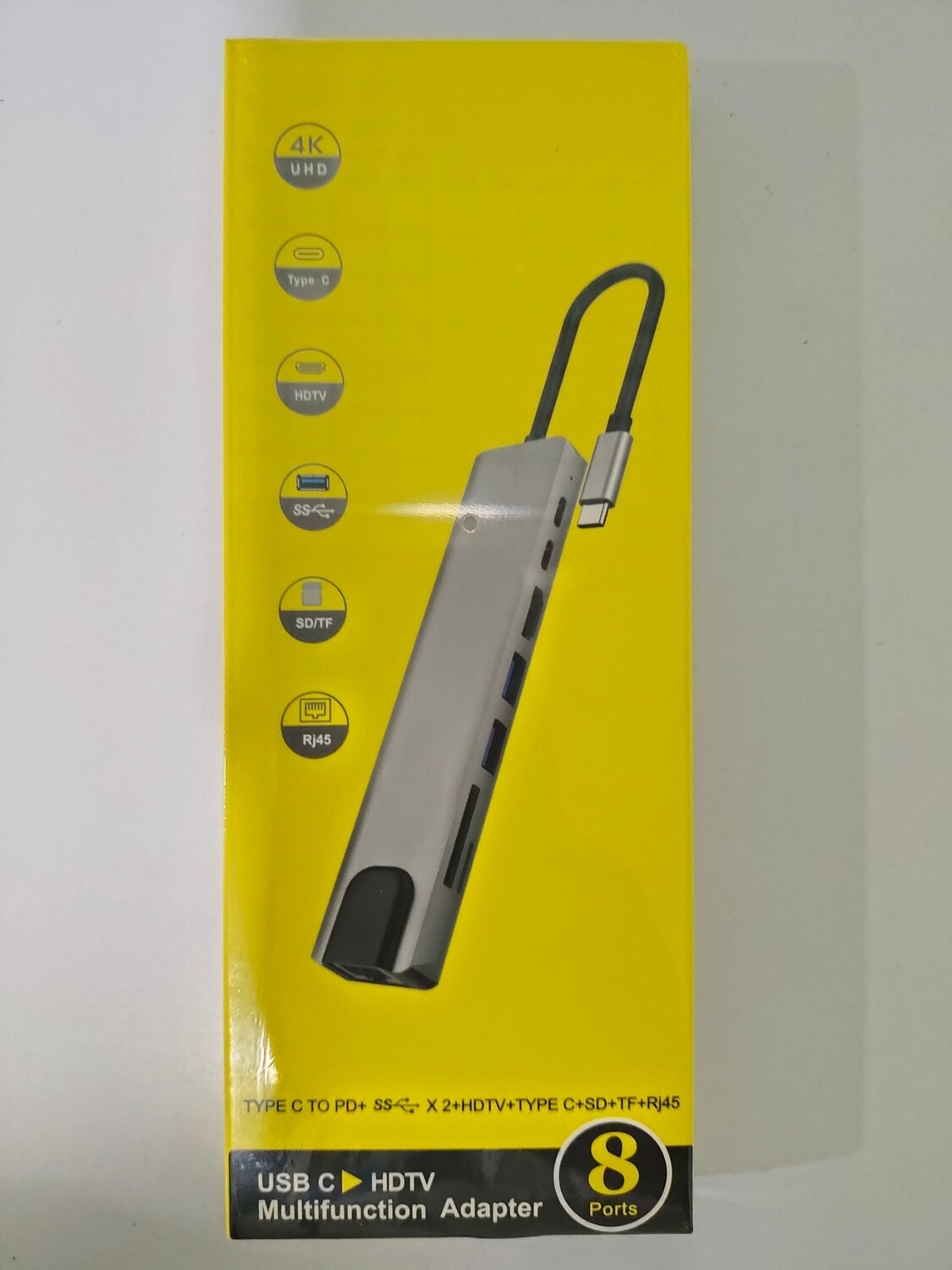 Type-C 8 in 1 Multiport Docking Station – Rs.810 – LT Online Store