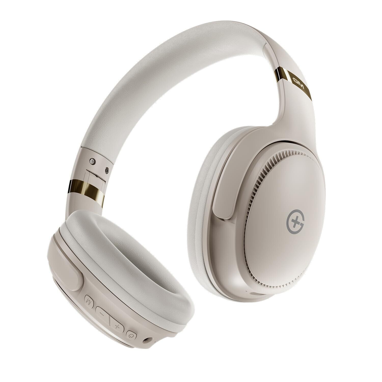 GM G-Plus Over The Ear Headphones with Mic (Beige) – LT Online Store
