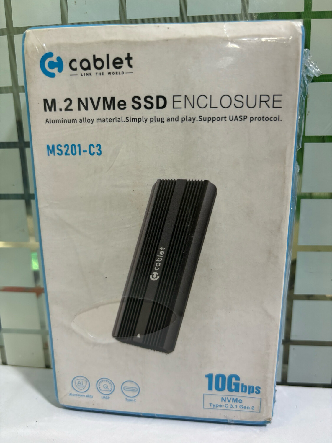 Cablet M.2 NVMe SSD Enclosure (MS201-C3)-RS.1310 – LT Online Store