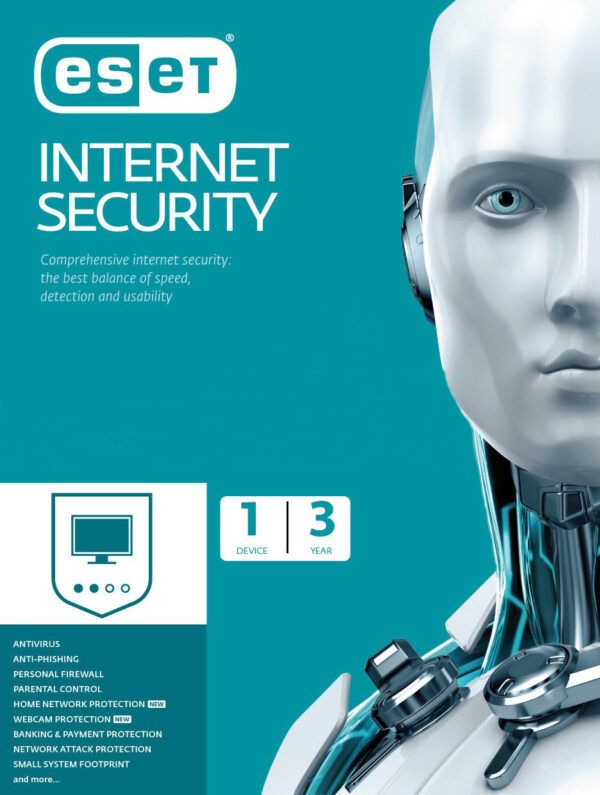 New, 1 User, 3 Year, Eset Internet Security – Rs.860 – LT Online Store
