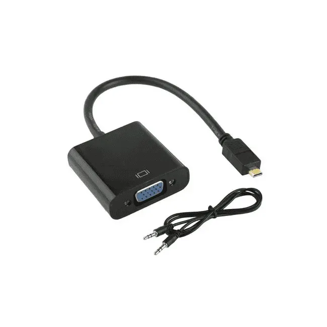 Micro HDMI to VGA Converter Cable With AUDIO – LT Online Store