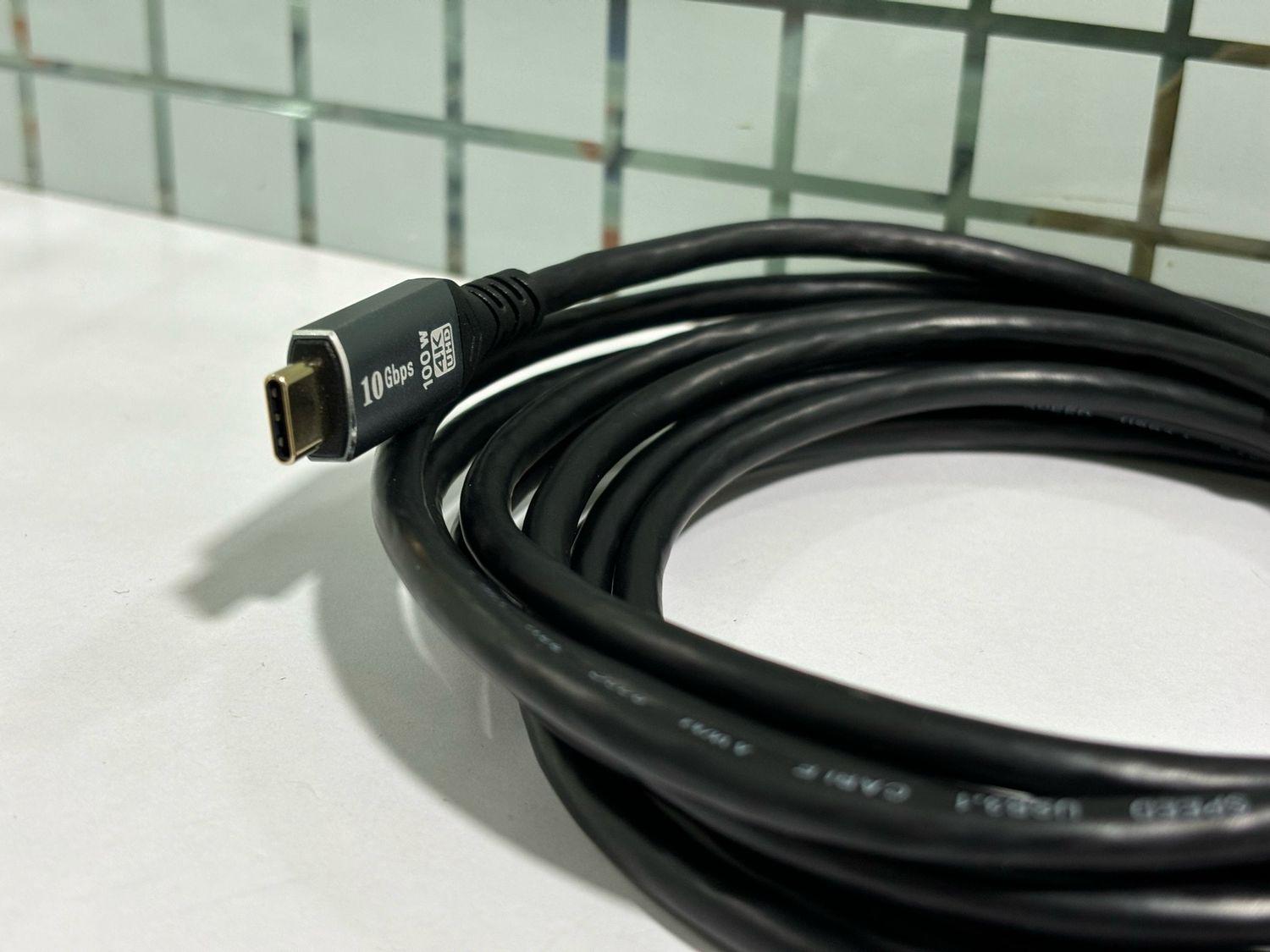 3mtr Type-C to Type-C Black PVC Cable – LT Online Store