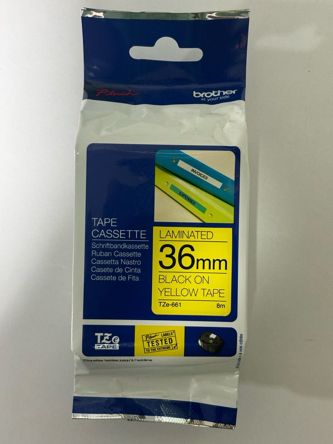 Brother TZe-661 Black & Yellow 36mm Label Tape -Rs.1890 – LT Online Store