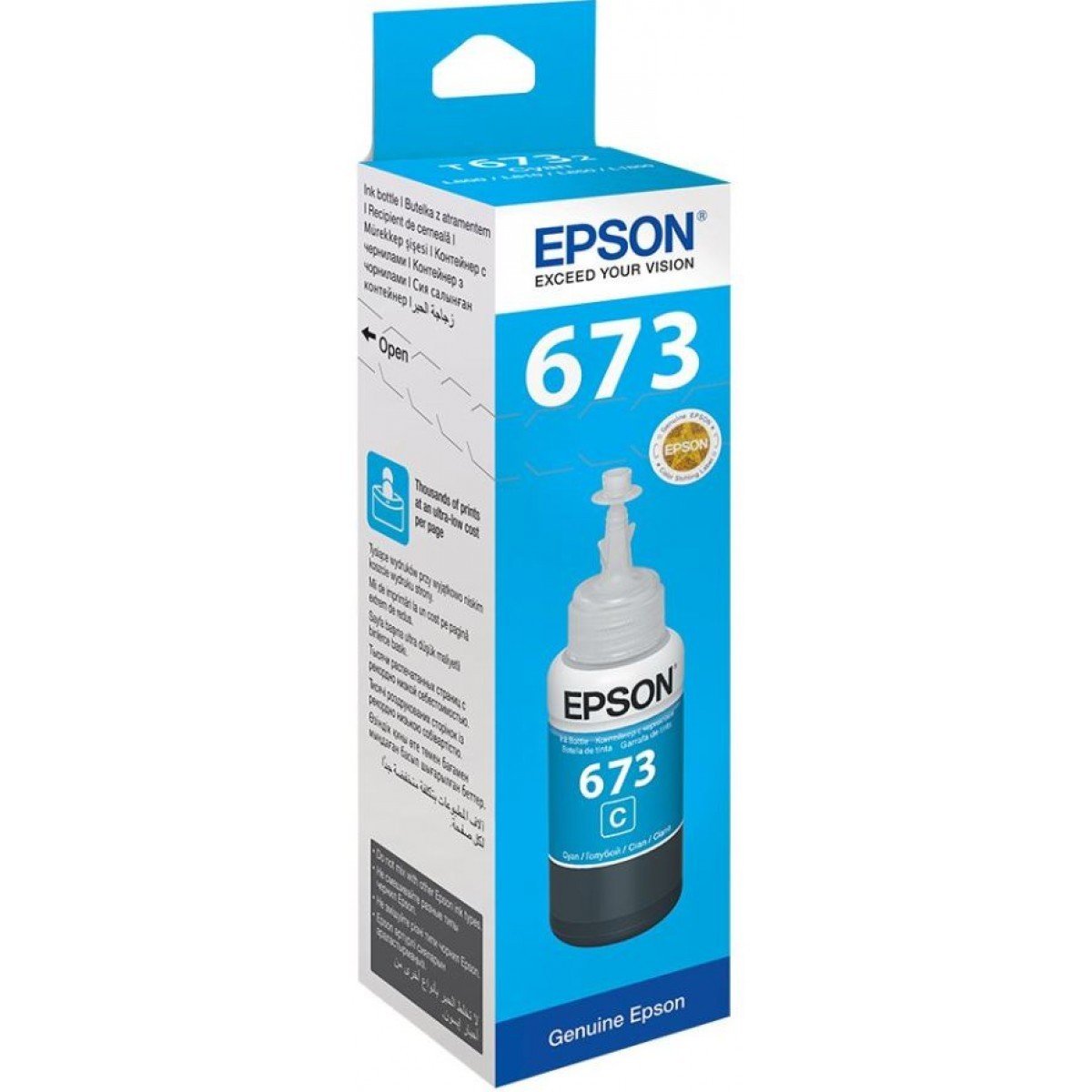 Epson 673 Cyan ink Bottle, Rs.550 – Up to 1kg COD Available – LT Online ...