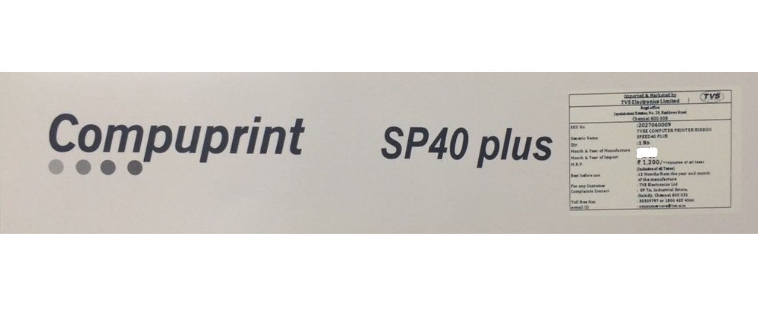 TVS Speed SP40 Plus Ribbon, Rs.799 – LT Online Store