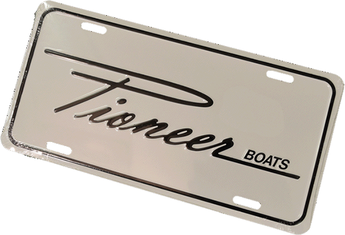 Pioneer License Plate