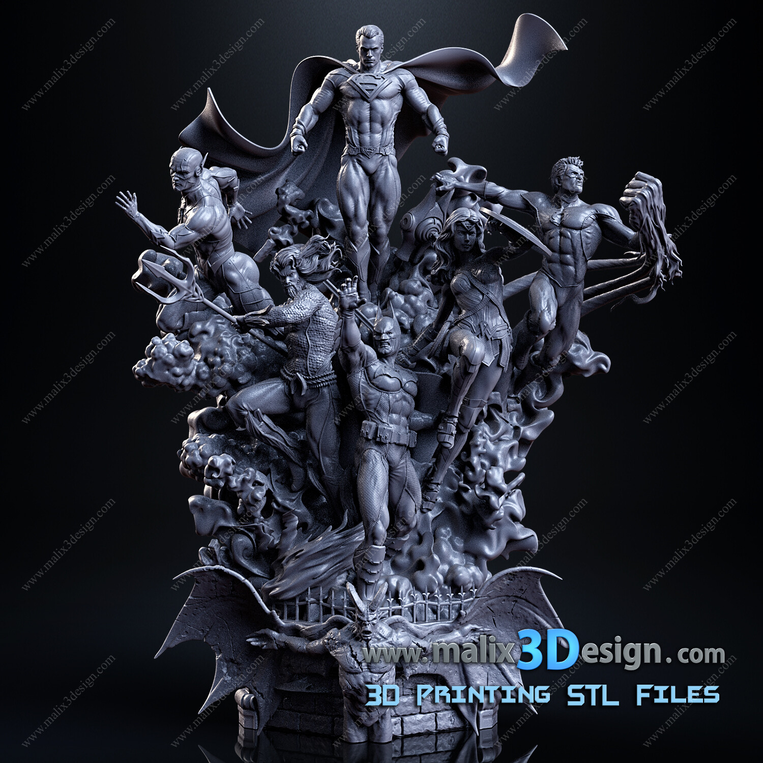 Justice League - STL Files