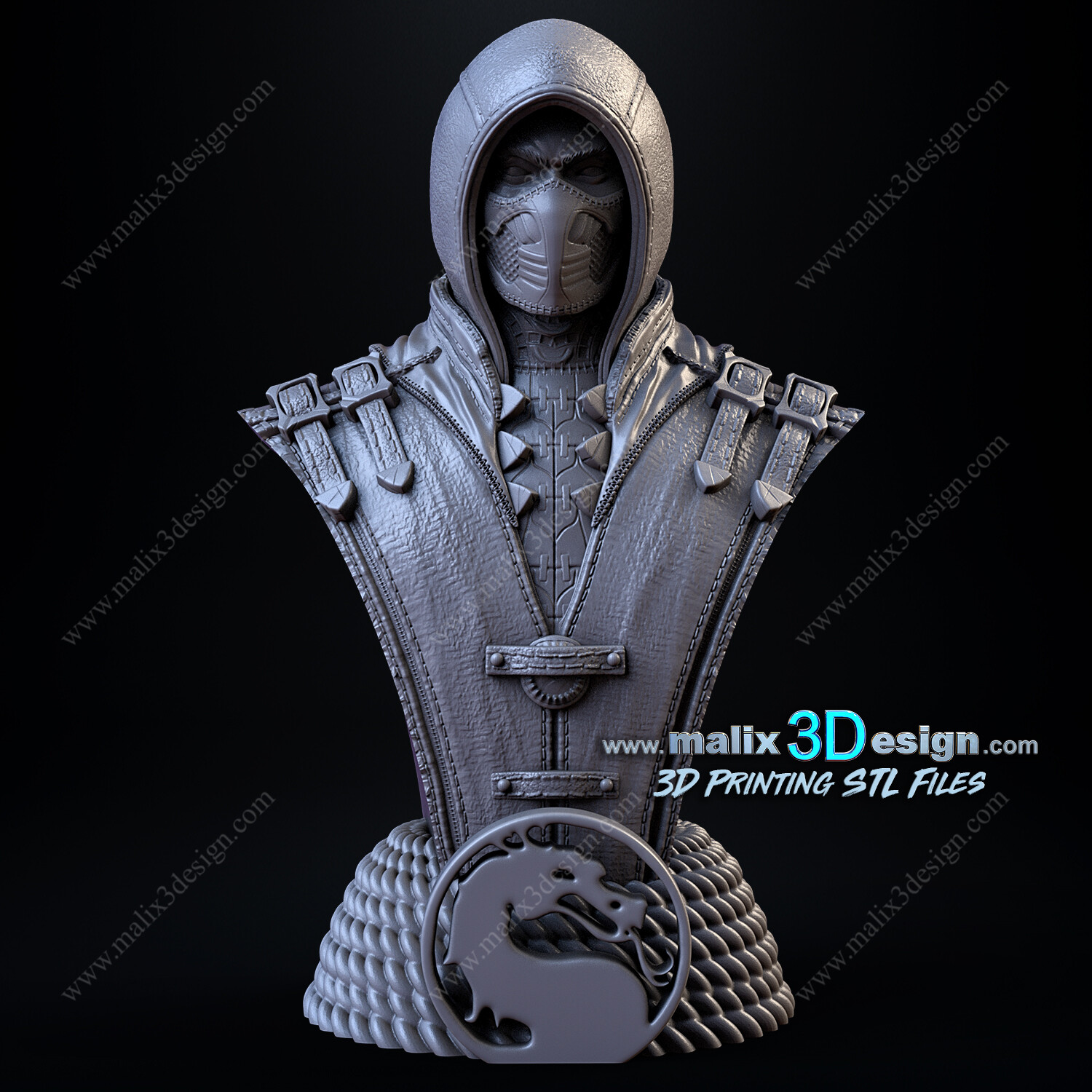 SCORPION ( bust ) - STL Files