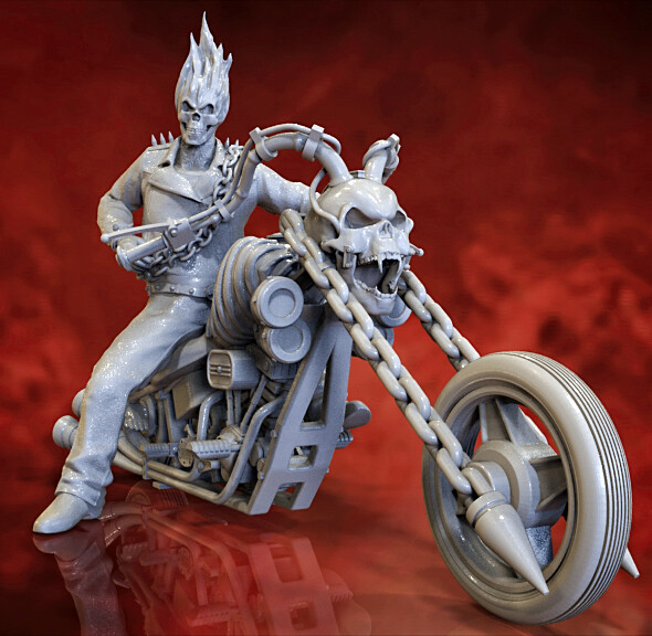 Ghost Rider - 3D Model for 3D Printing