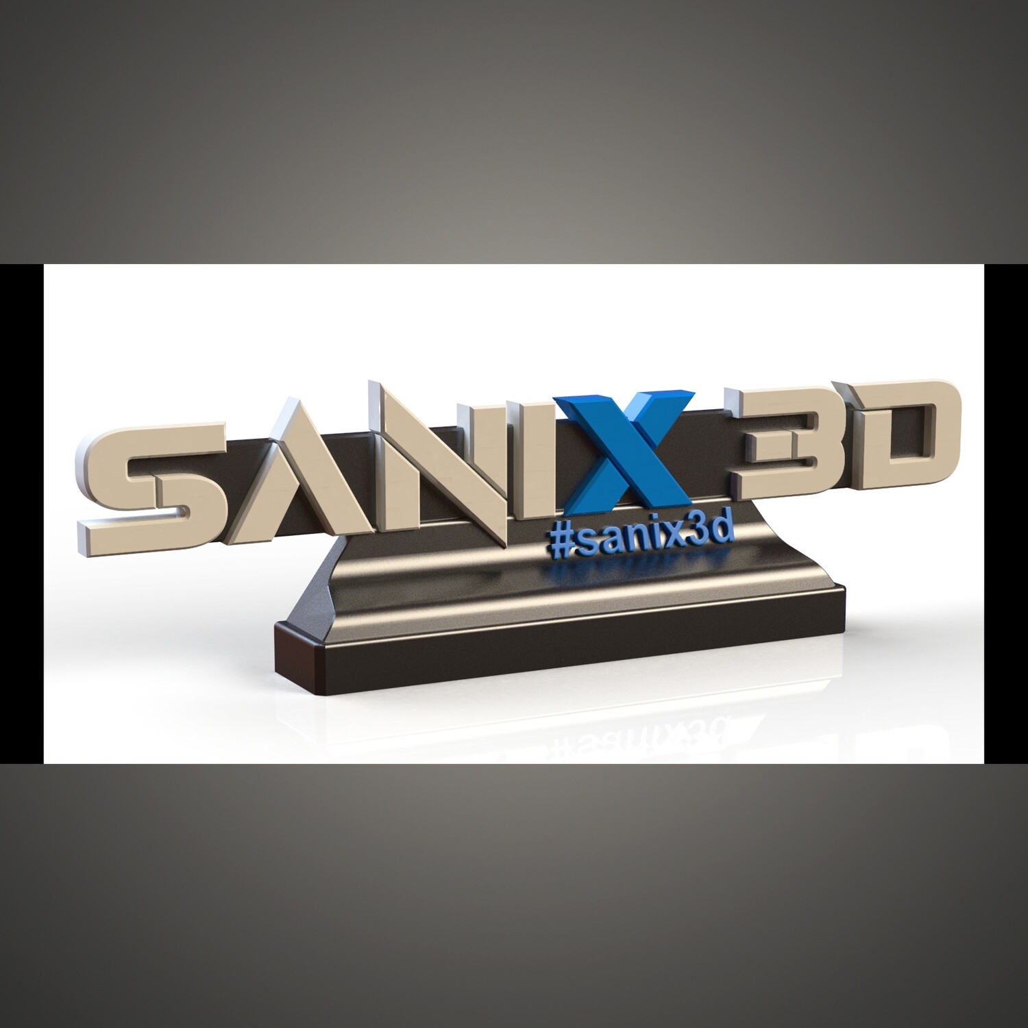 SANIX 3D ( logo ) - STL File