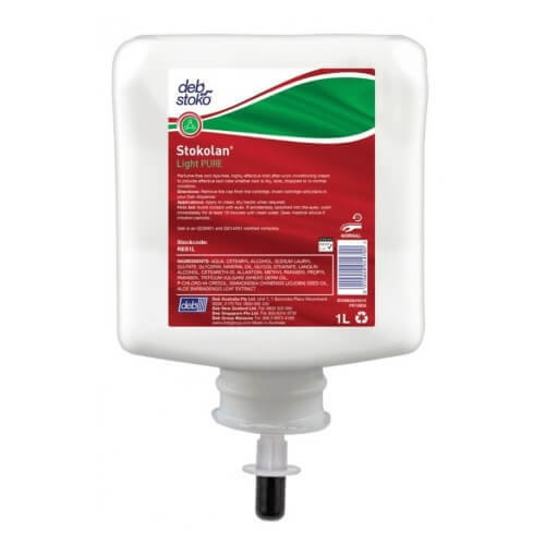 DEB STOKOLAN LIGHT PURE RESTORE AFTER WORK CONDITIONING CREAM 1LT ...