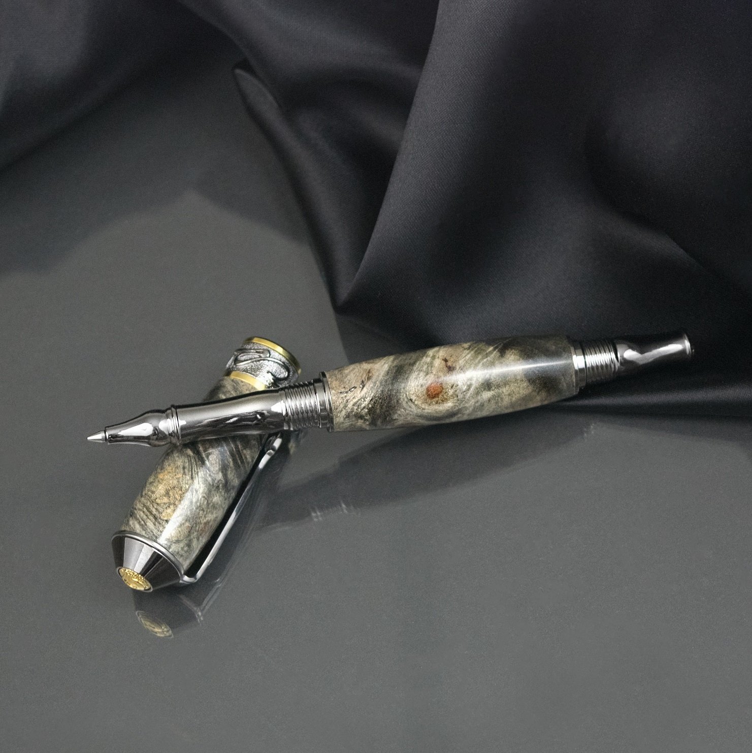 Noble Rollerball Pen - Buckeye Burl