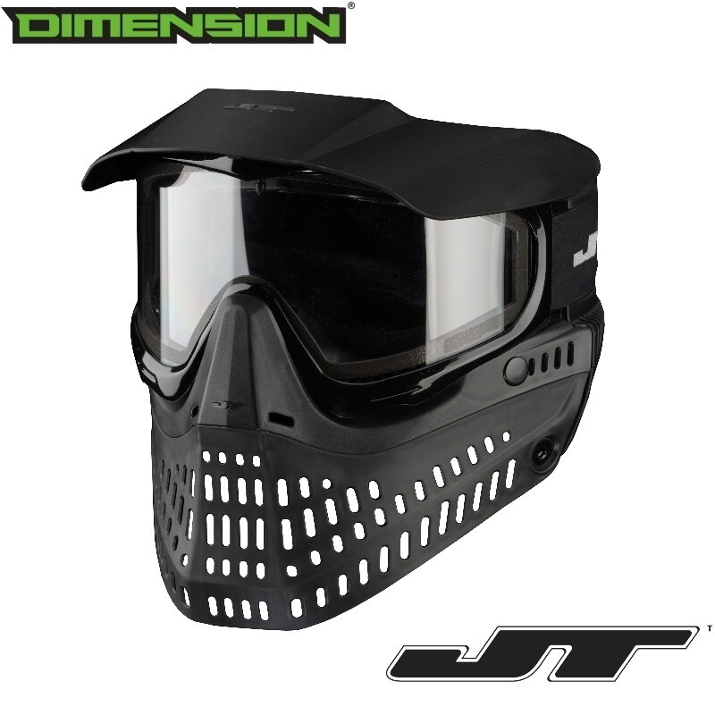 JT Spectra Proflex Thermal Goggle - Black - Thermal Clear Lens