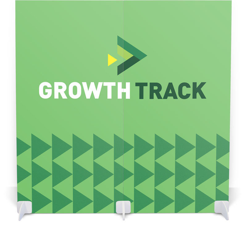 Growth Track Backdrop |Church Sign Shop