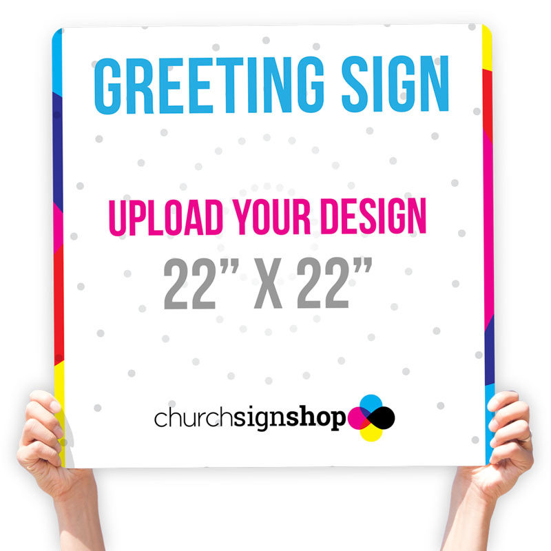 Greeting Sign Template - FREE! | Church Sign Shop