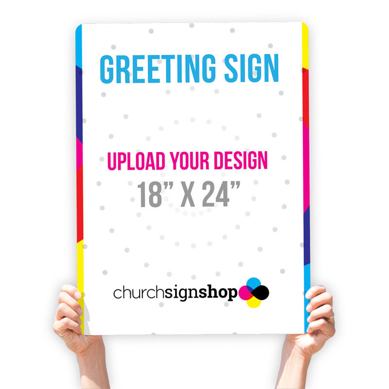 Greeting Sign Template - FREE! | Church Sign Shop