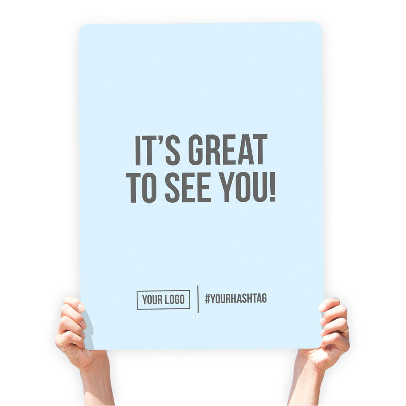 Handheld Greeting Signs! - $15 | Church Sign Shop