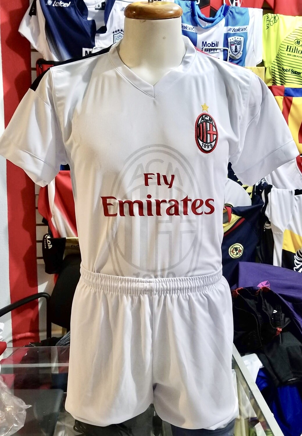 UNIFORME DE FUTBOL AC MILAN LOCAL 2020 DRI-FIT