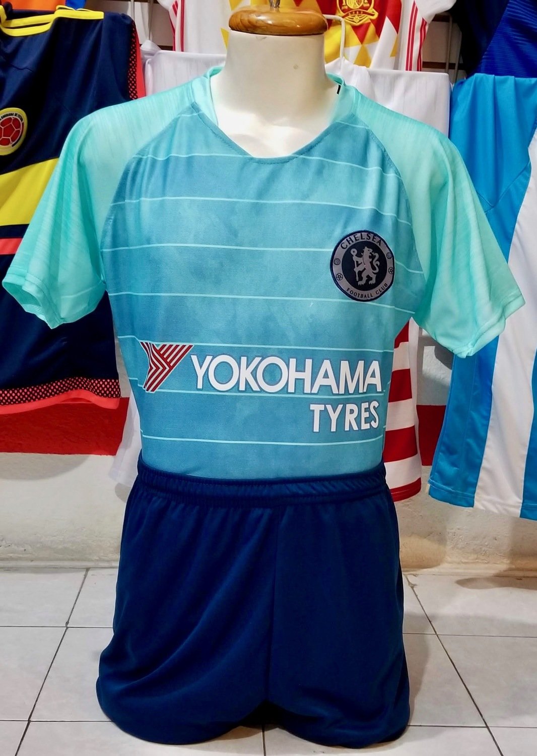 UNIFORME DE FUTBOL CHELSEA VISITA 2019 DRI-FIT