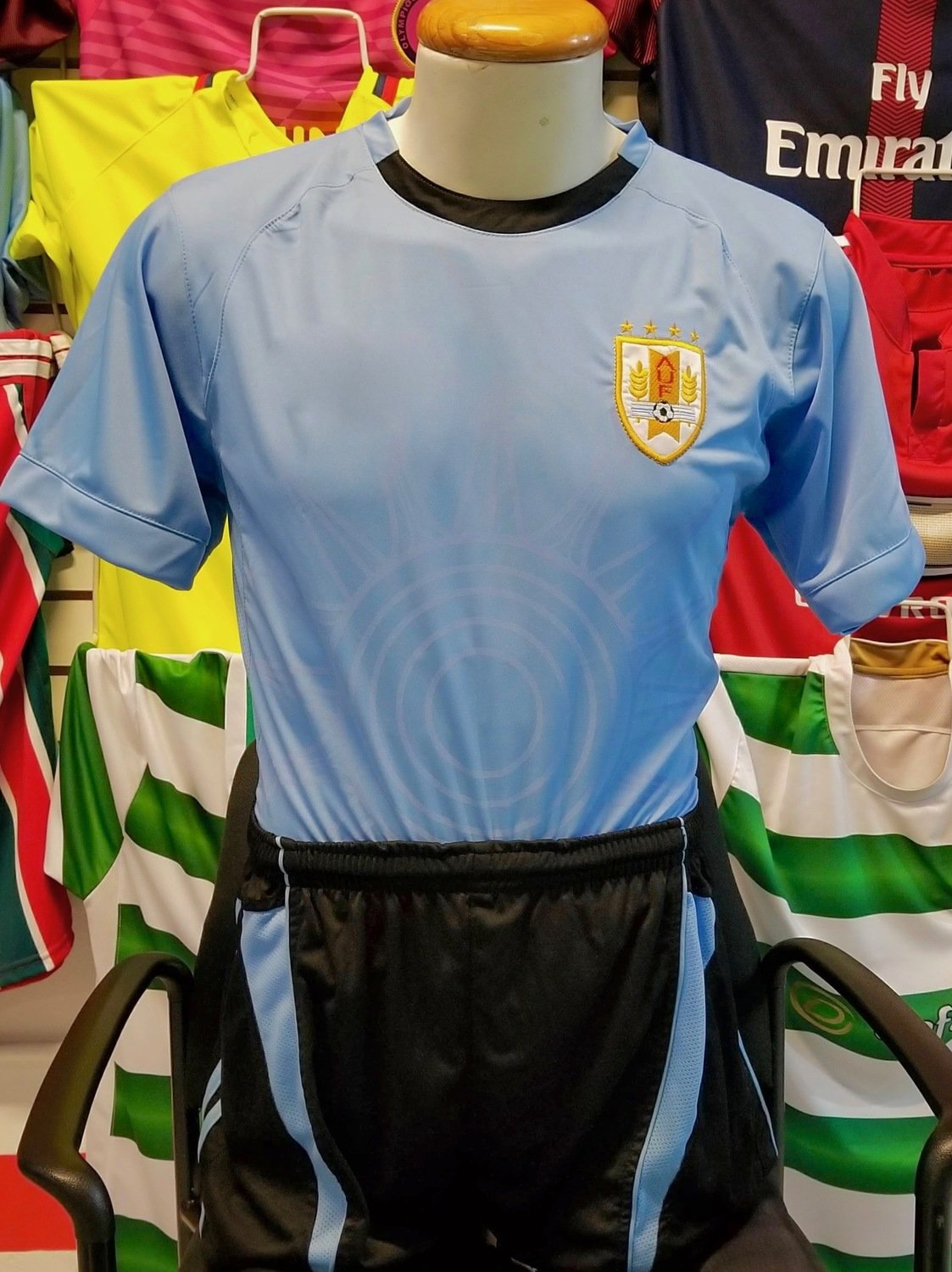 UNIFORME DE FUTBOL URUGUAY LOCAL 2018 DRI-FIT