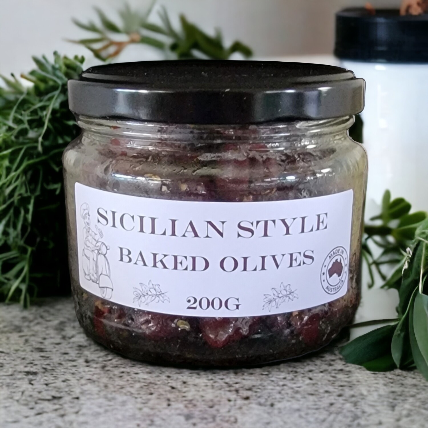 BAKED SICILIAN STYLE OLIVES - 200G