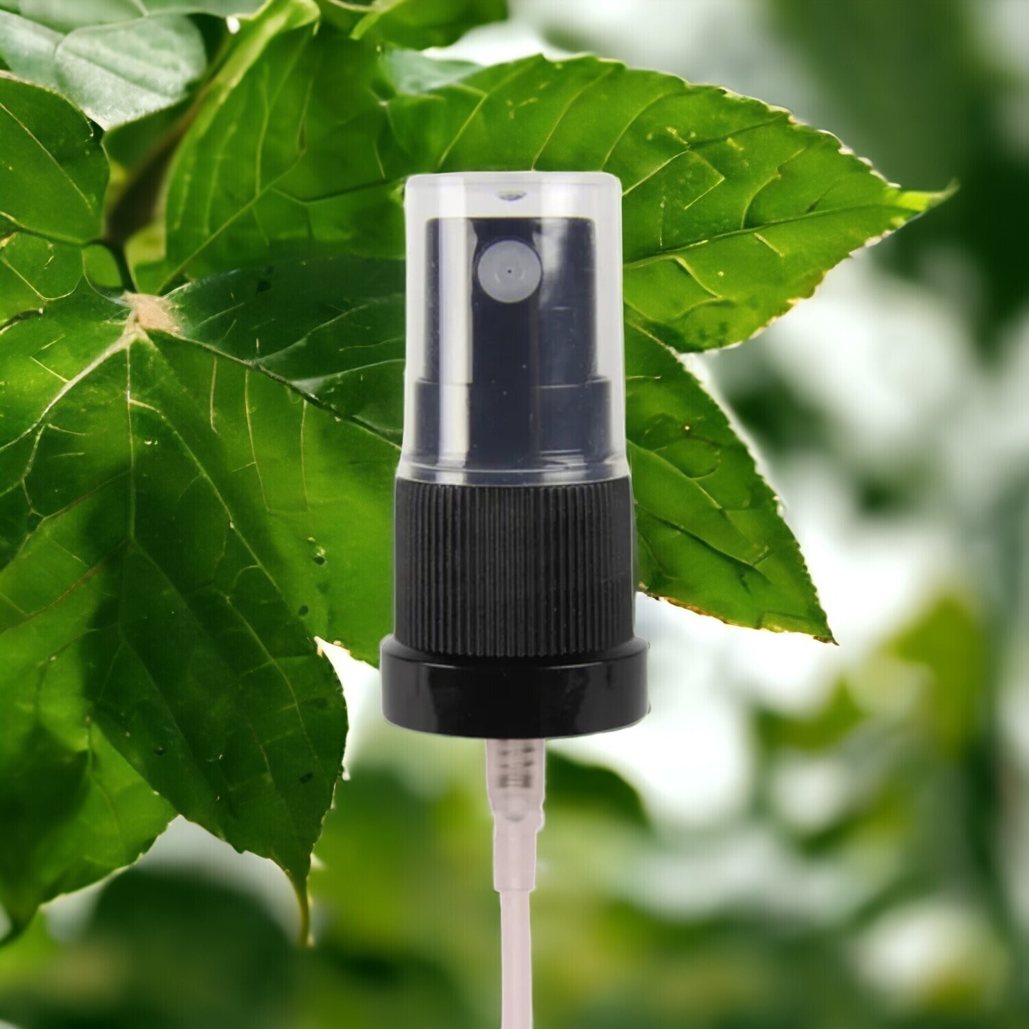 18mm BLACK OR WHITE Spritzer/Atomiser Spray with Overcap, suit 18mm ...