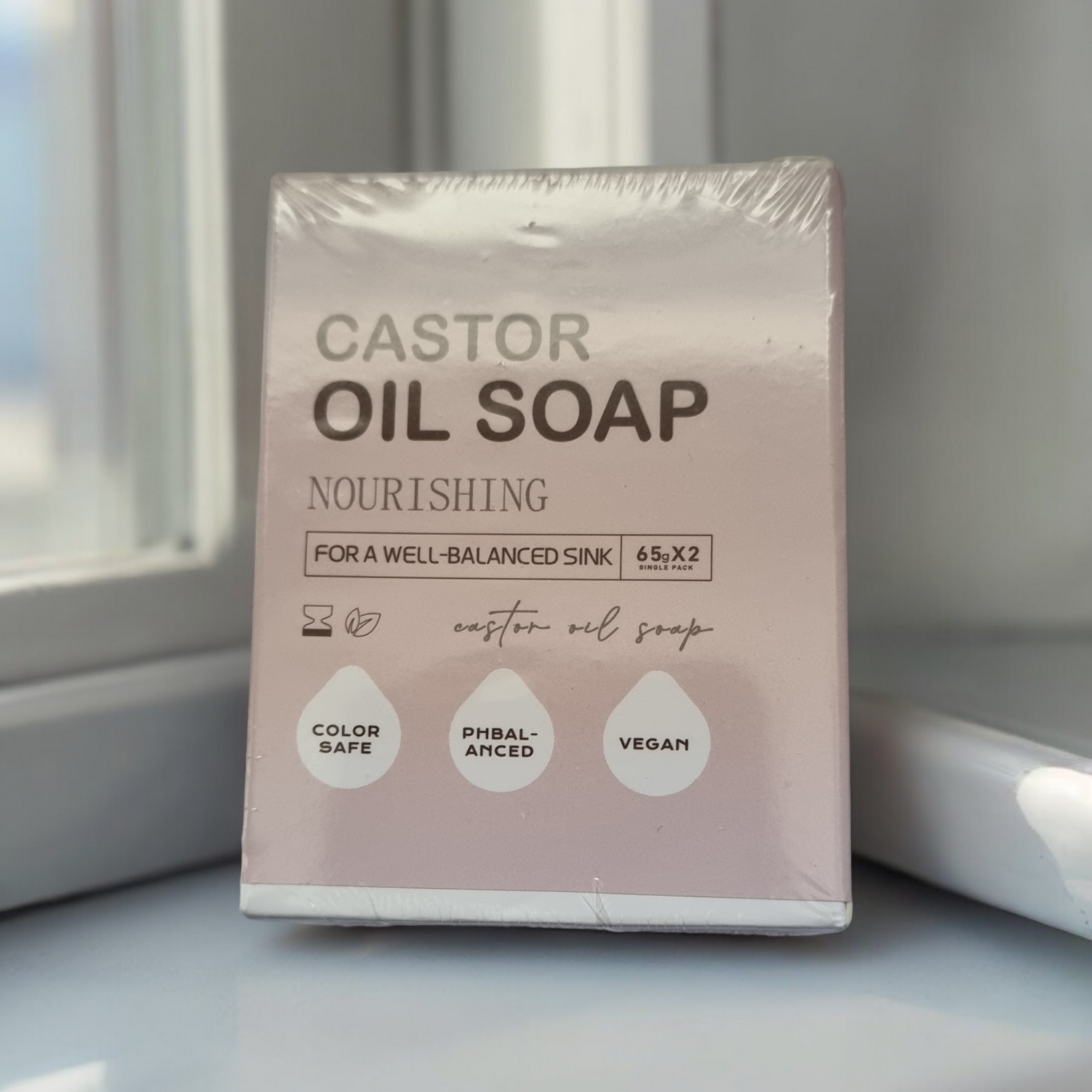 Castor Oil Soap - 65g X 2 BARS