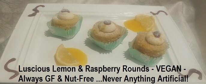 Luscious Lemon & Raspberry Rounds (VEGAN)