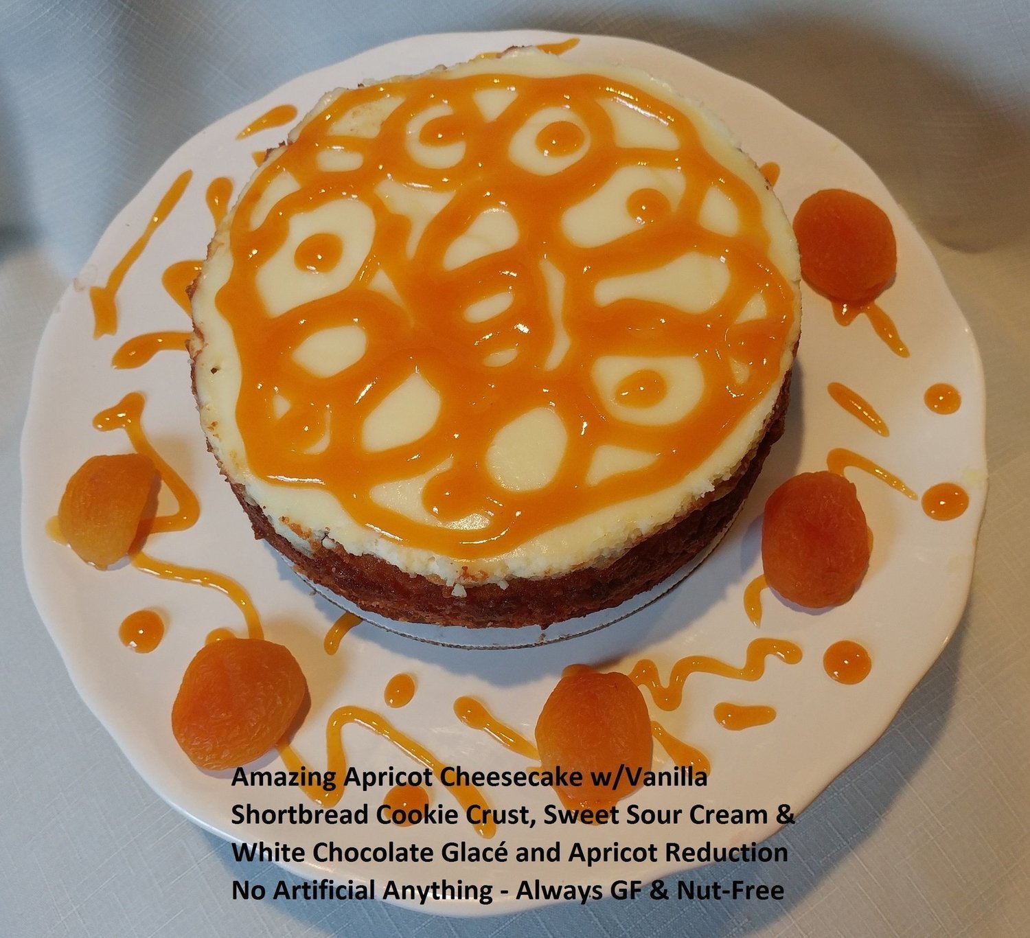 Amazing Apricot Cheesecake