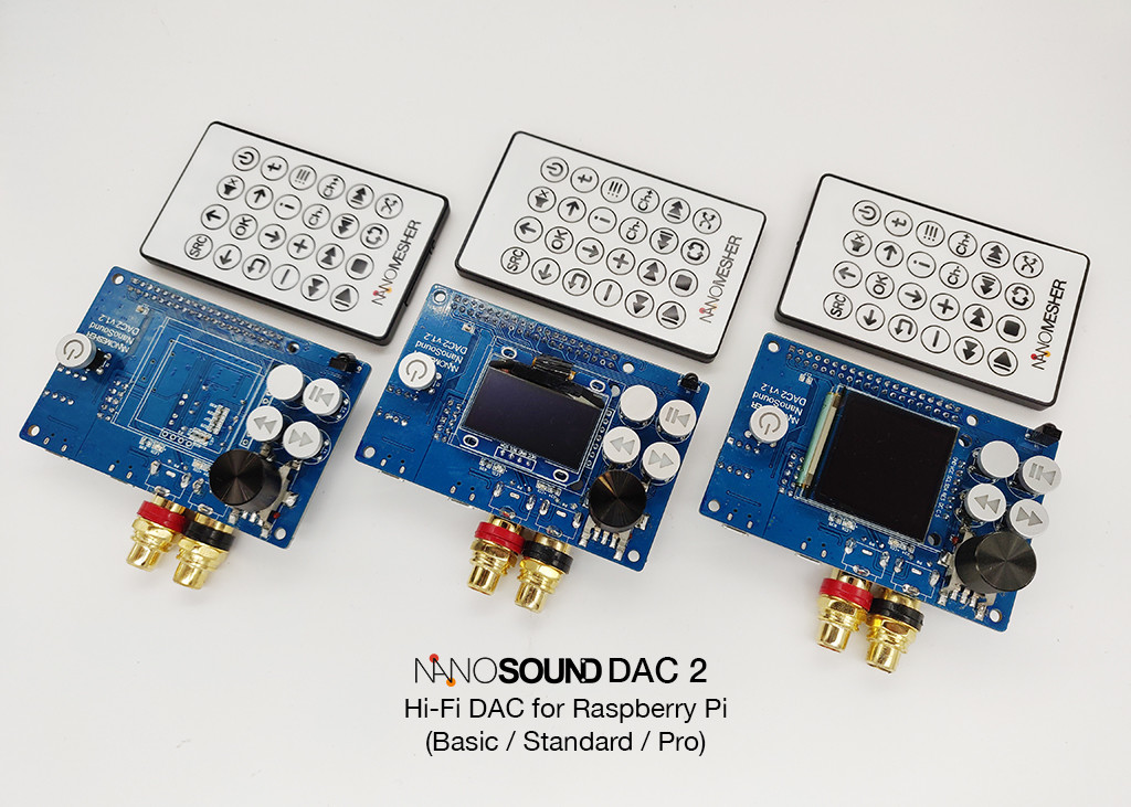 *NEW* NanoSound DAC 2s (Basic / Standard / Pro) – Store – Nanomesher