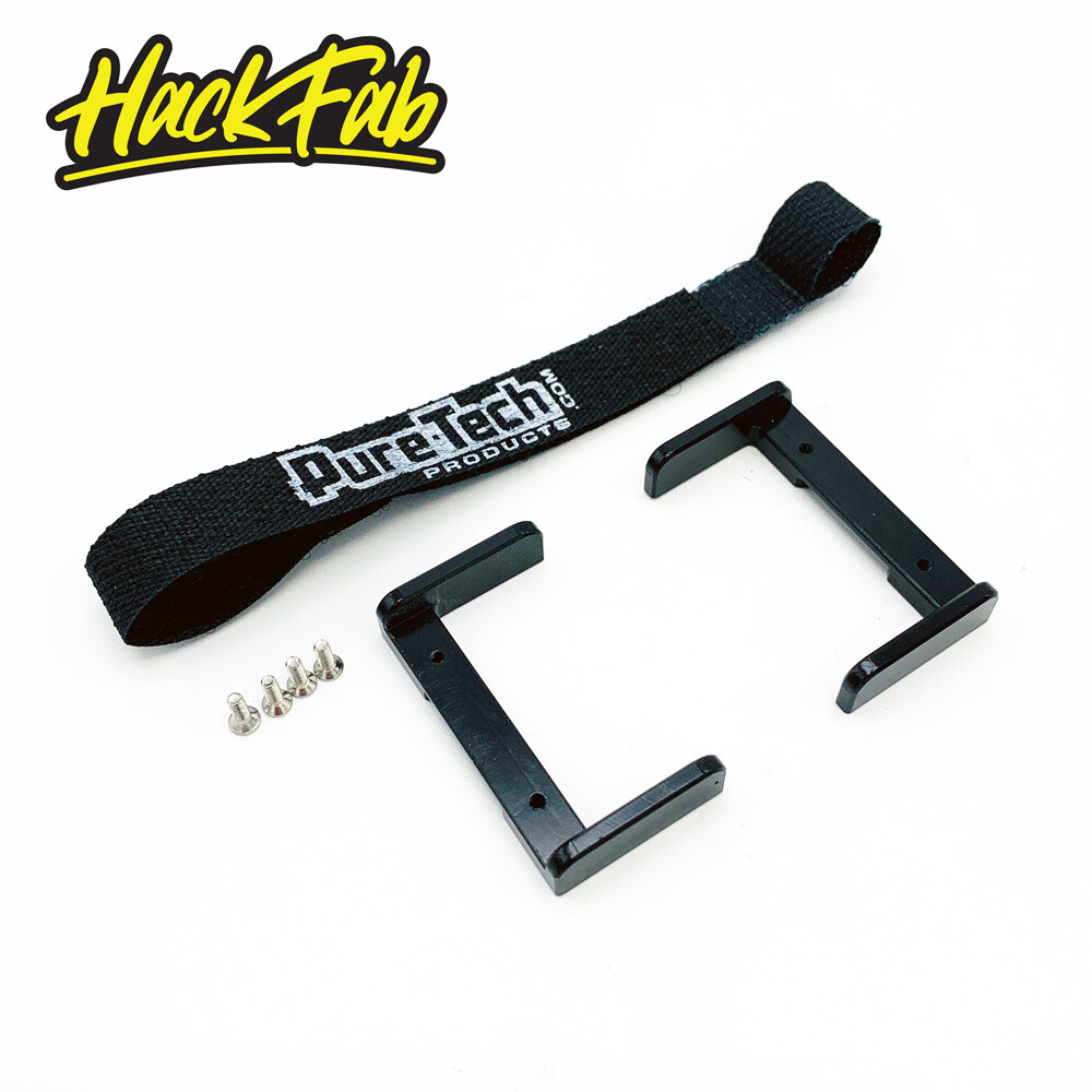 Optional Aluminum Battery Brackets With Velcro Strap – HackFab RC