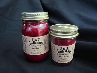 4 8 oz candles – J and J Candles