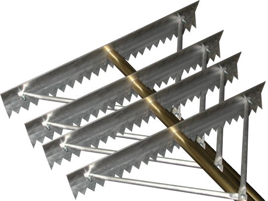 Four 30" New England Asphalt Rakes