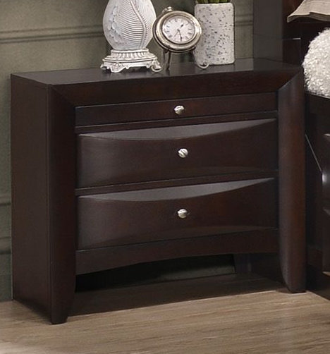 Emily Dark Cherry Nightstand