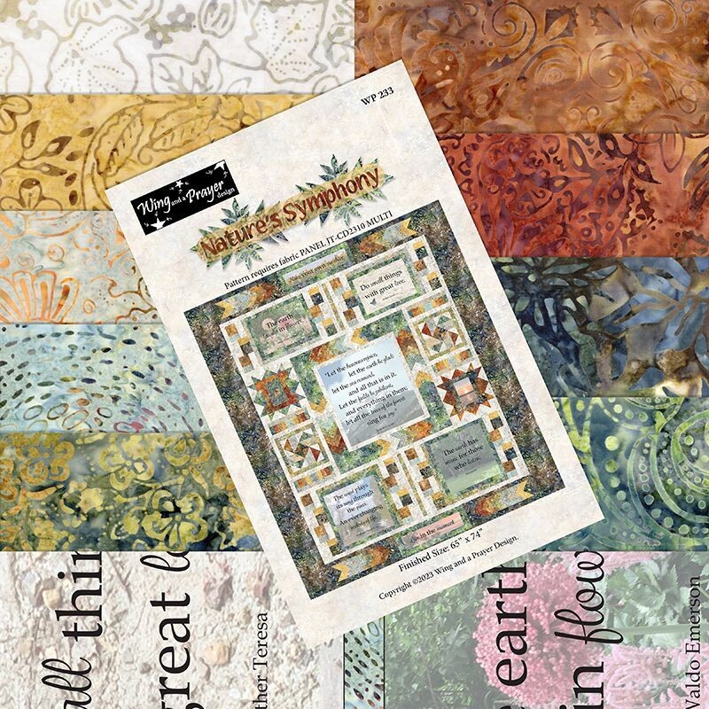 Nature's Symphony Quilt Kit