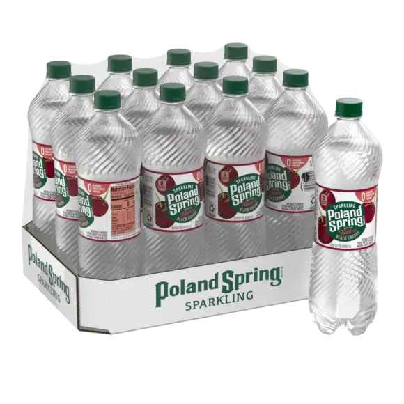 Poland Spring Sparkling Water Black Cherry12/1 Liter