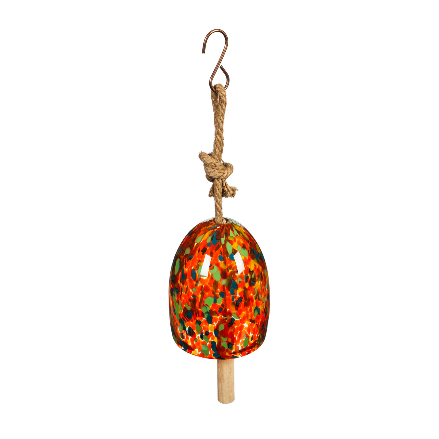 Wind Chime - Glass Bell Orange