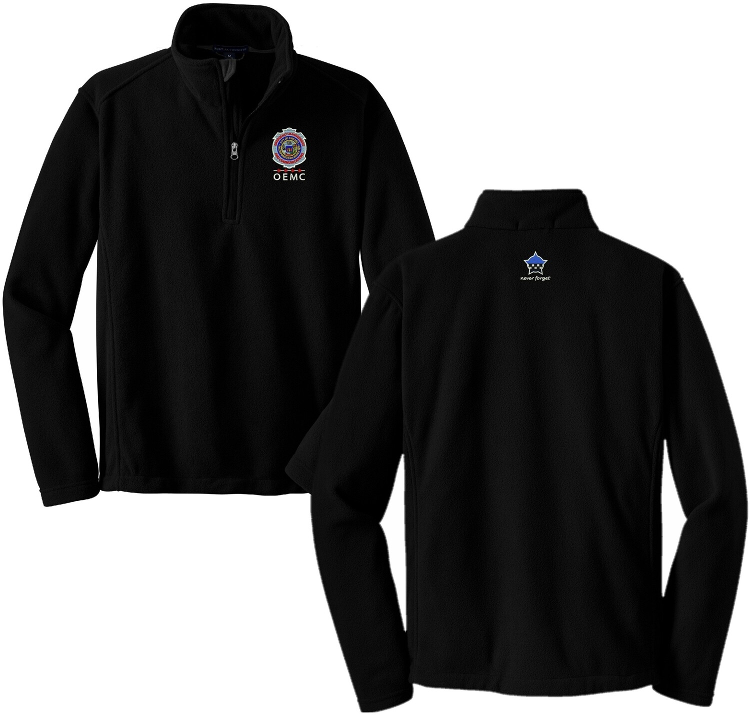 OEMC Value Fleece 1/4-Zip Pullover F218 | Chicago Police Memorial ...