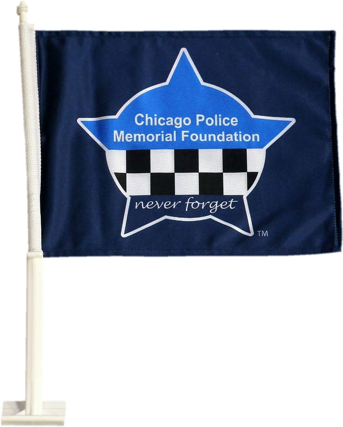 CPD Memorial Heavy Duty 2-Sided Car Flag | Chicago Police Memorial ...